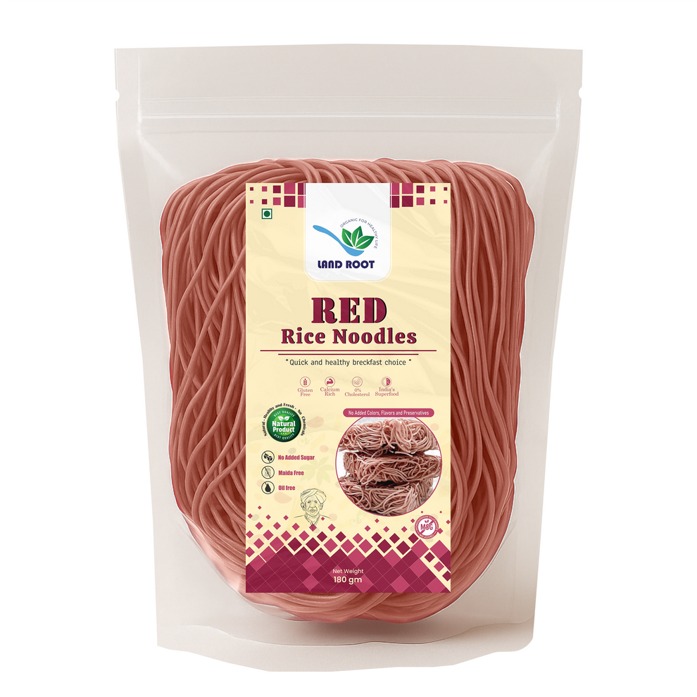 LandRoot Organic Red Rice Noodles – Kemfree Marketplace